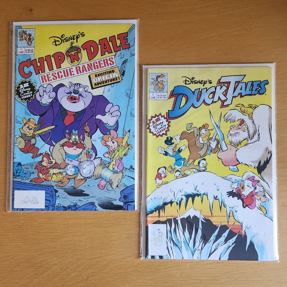 Ducktales #1 & Chip N Dale #1 - Disney Comics (Lot Of… - Gem